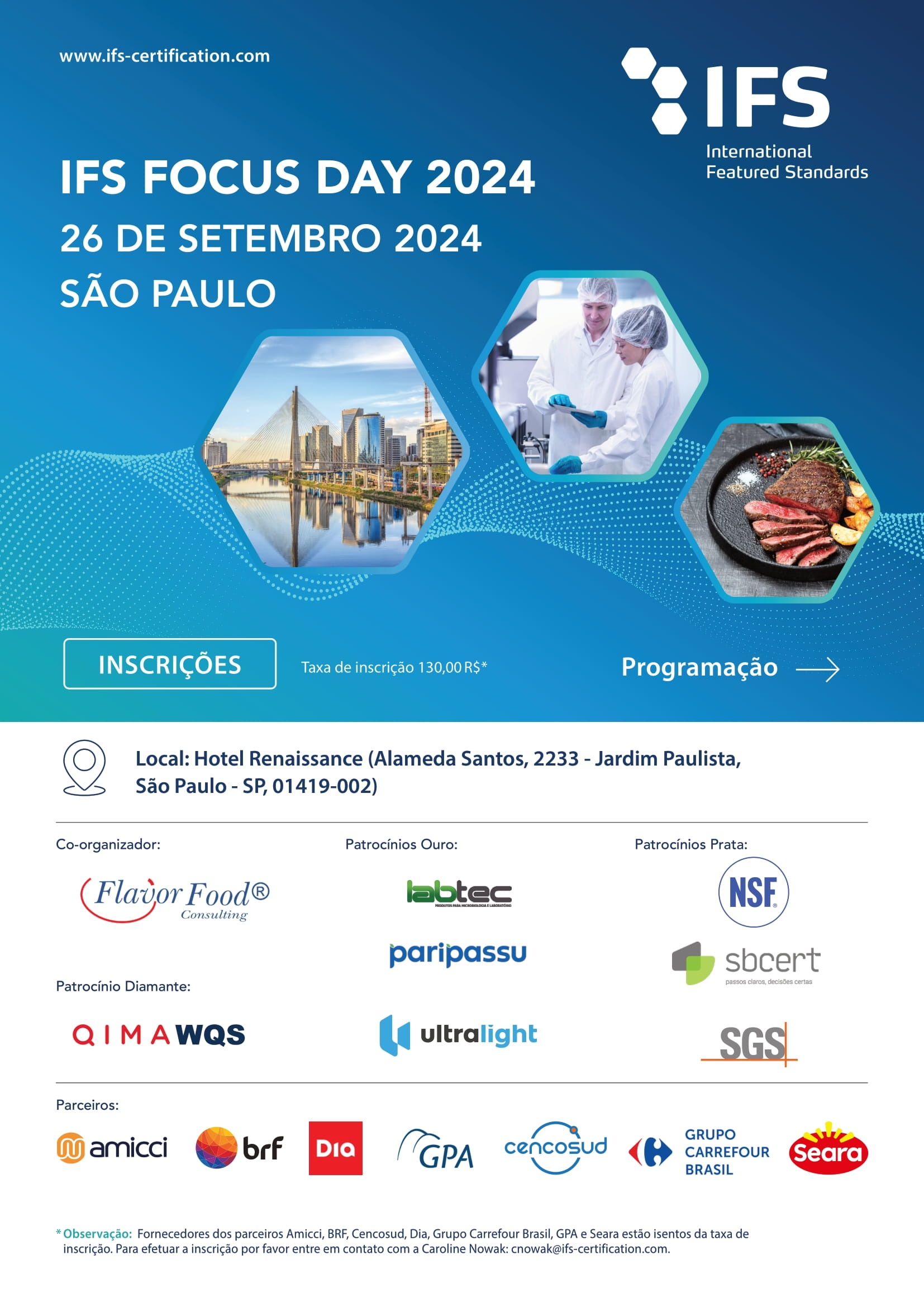 IFS FOCUS DAY 2024 em São Paulo - Sympla