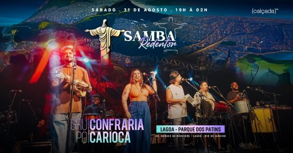 SAMBA REDENTOR @CONFRARIA CARIOCA - 3 SETS em Rio de Janeiro - Sympla