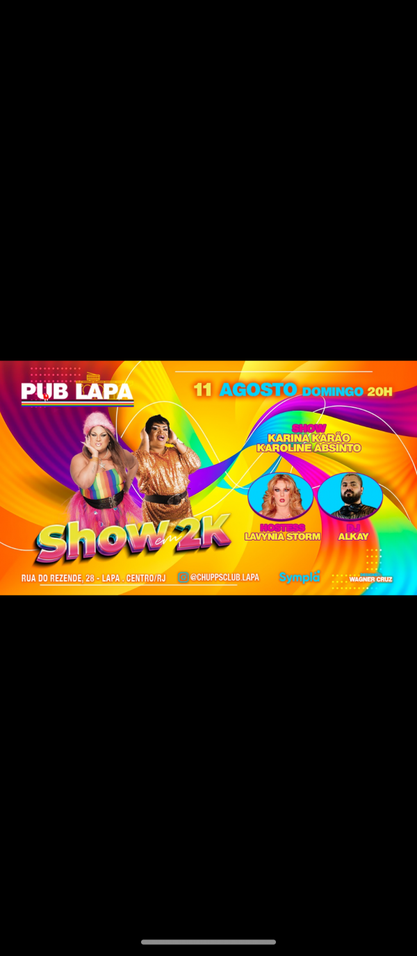 PUB LAPA - SHOW 2K em Rio de Janeiro - Sympla