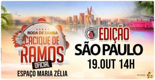 Roda de samba oficial do Cacique de Ramos (Edição SP) em São Paulo - Sympla