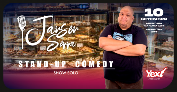 Jansen Serra - StandUp YEX em Taubaté - Sympla