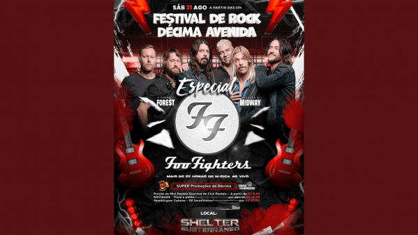 Festival de Rock da Décima Avenida - Especial Foo Fighters em Porto Velho - Sympla
