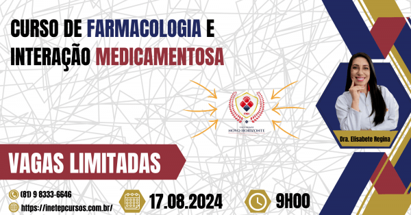 Curso de Farmacologia e Interação Medicamentosa em Recife - Sympla