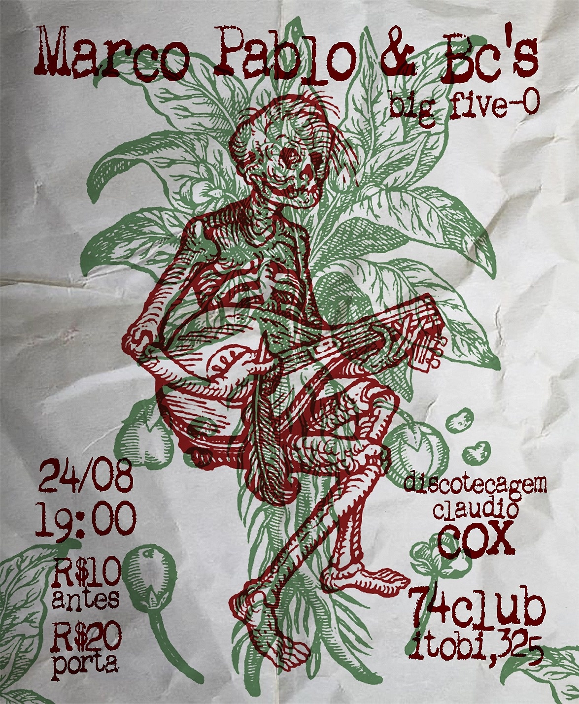 MARCO PABLO & BC'S__ Big Five-O em Santo André - Sympla
