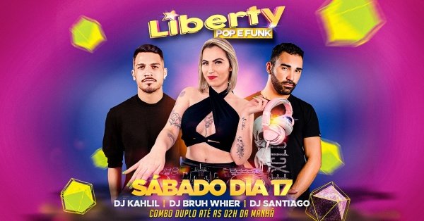 LIBERTY POP E FUNK em Porto Alegre - Sympla