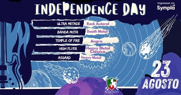 INDEPENDENCE DAY em Brasília - Sympla