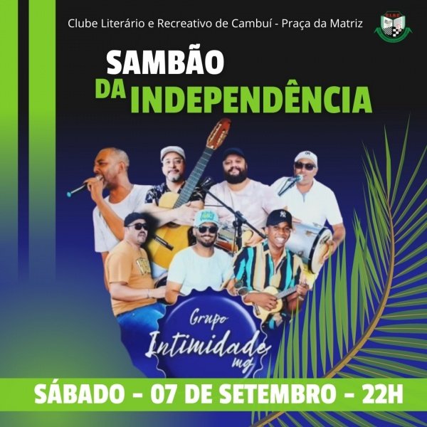 SAMBÃO DA INDEPENDÊNCIA em Cambuí - Sympla