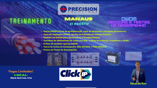 Treinamento Presencial de DWDM e Metodologias de Certificação Backbone ...