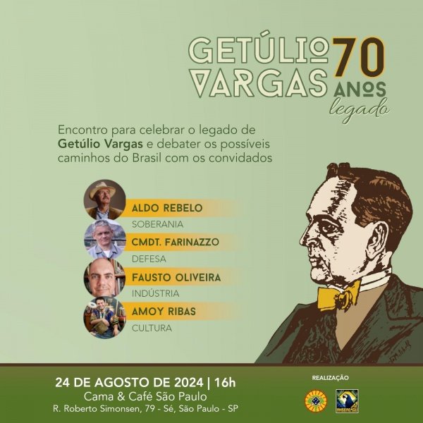 Getúlio Vargas 70 anos - Legado em São Paulo - Sympla