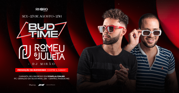 Bud Time - A Festa em Passos - Sympla