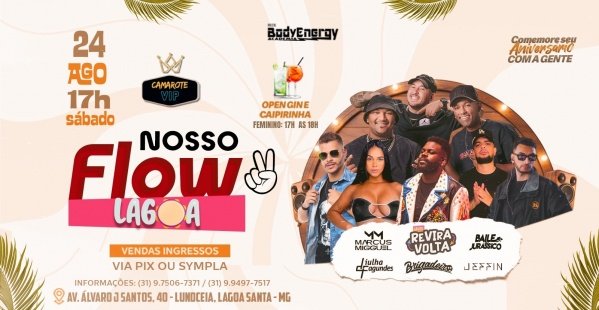 Nosso Flow Lagoa em Lagoa Santa - Sympla