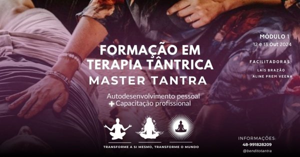 FORMAÇÃO EM TERAPIA TÂNTRICA MASTER TANTRA em Porto Alegre - Sympla