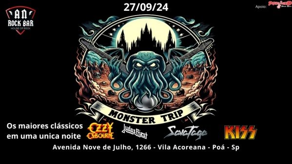 MONSTER TRIP em Poá - Sympla