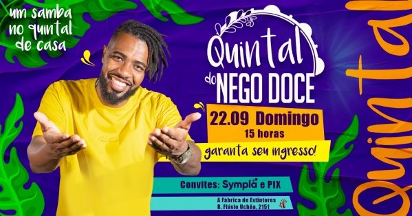 Quintal do Nego Doce em Ribeirão Preto - Sympla