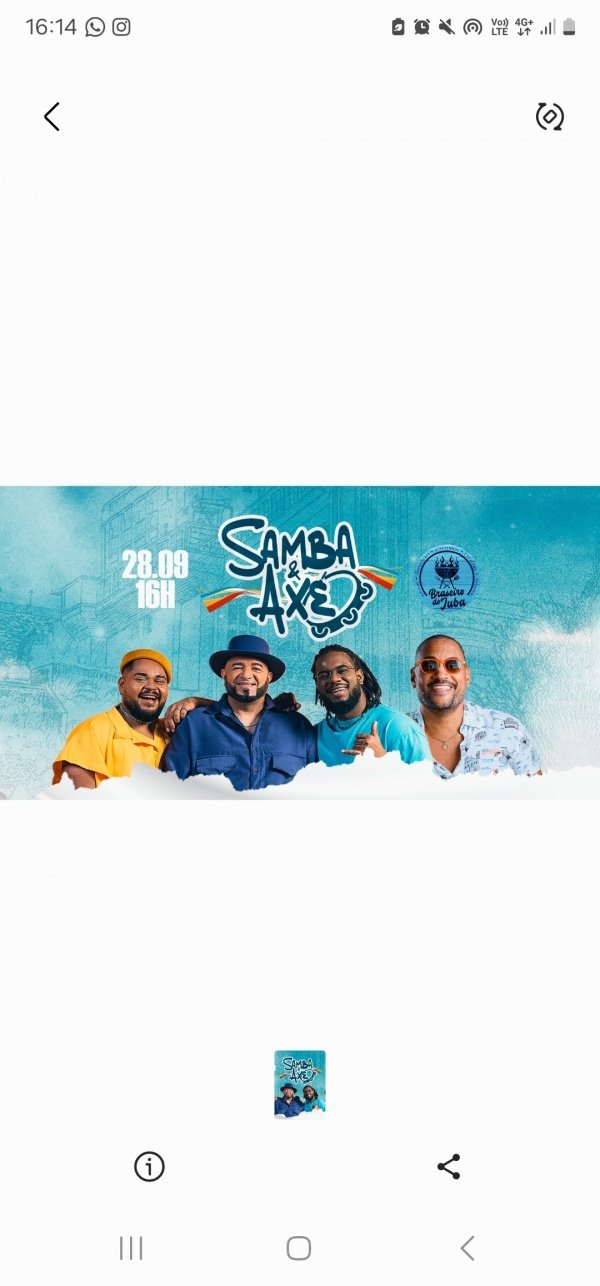 SAMBA E AXÉ em Salvador - Sympla