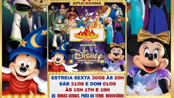 Circo Di Mônaco Sex 30 08 ás 20 00 Em Apucarana Sympla