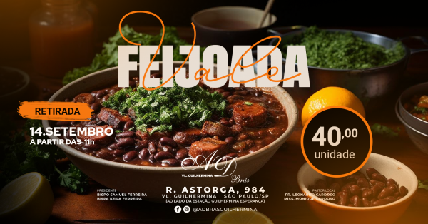 VALE FEIJOADA DA AD BRÁS VILA GUILHERMINA em São Paulo - Sympla