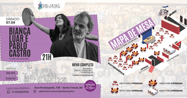 Show com Bianca Luar e Pablo Castro em Belo Horizonte - Sympla