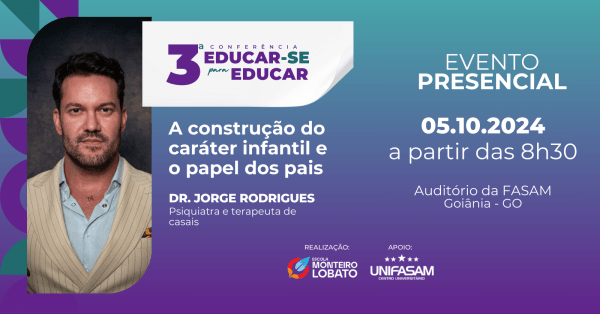 3ª Conferência Educar-se para Educar em Goiânia - Sympla