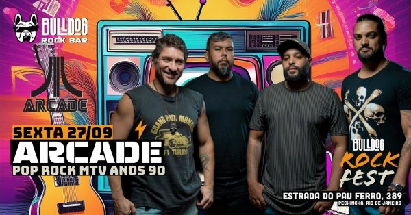 FESTA ANOS 90 COM A BANDA ARCADE, DIA 27 DE SETEMBRO, SEXTA-FEIRA NO ...