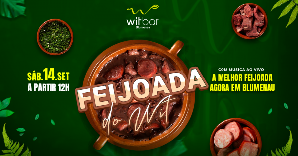 Feijoada do Wit Bar em Blumenau - Sympla