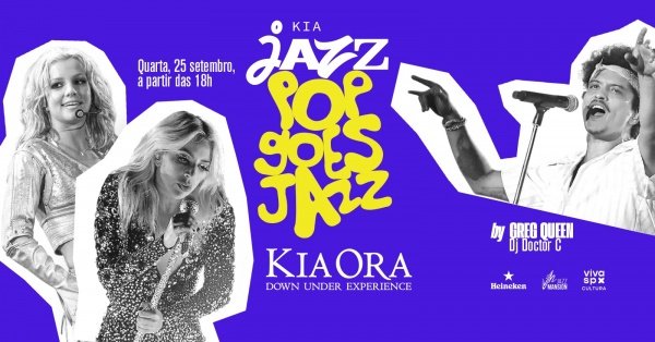 Kia Jazz Apresenta: Pop goes Jazz com Gregory. em São Paulo - Sympla
