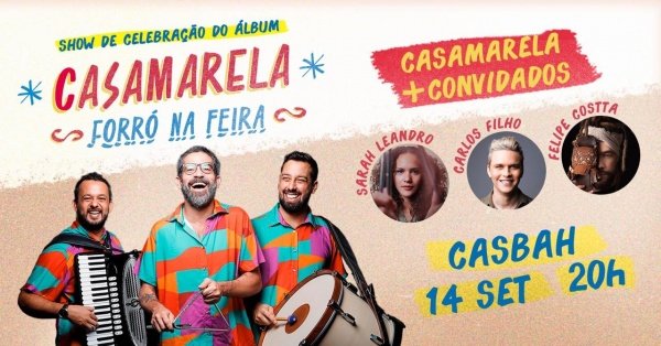 Casamarela + convidados em Olinda - Sympla