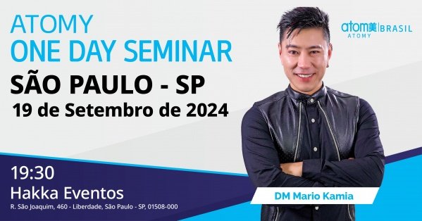 Atomy One Day Seminar - São Paulo / SP em São Paulo - Sympla