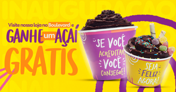 VALE UM AÇAÍ GRÁTIS em Feira de Santana - Sympla
