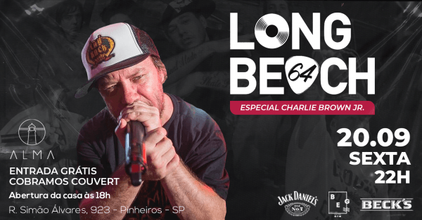 LONG BEACH 64 NO ALMA SÃO PAULO | 20.09 em São Paulo - Sympla