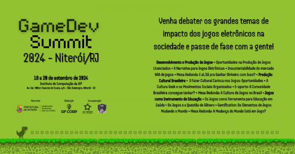 GameDev Summit 2024 - Niterói/RJ em Niterói - Sympla