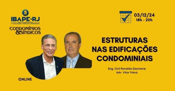 IBAPE-RJ, Condomínios & Síndicos - Estruturas nas Edificações ...