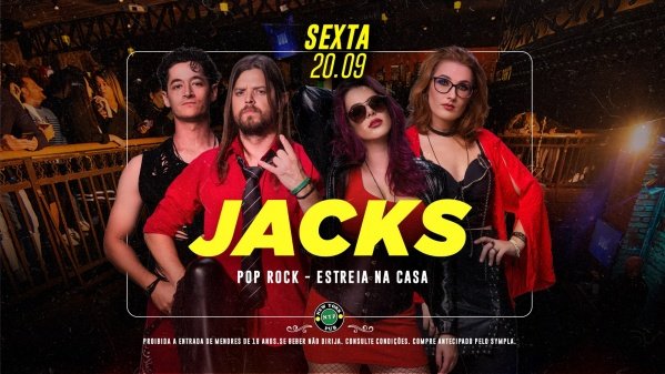 Banda Jacks - New York Pub em Poços de Caldas - Sympla