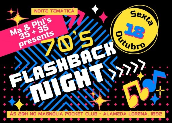 Phil & Ma: 35+35 = Flashback anos 70! em São Paulo - Sympla