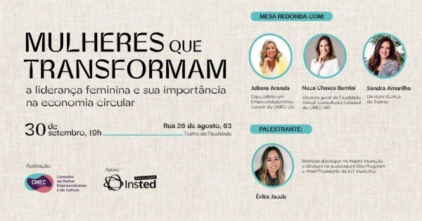 Mulheres que transformam em Campo Grande - Sympla