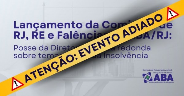 Lançamento da Comissão de RJ, RE e Falências da ABA/RJ em Rio de ...