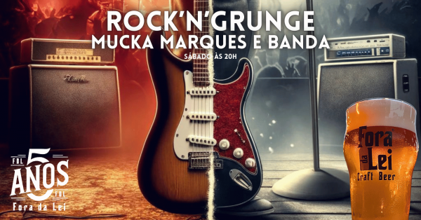 Rock n Grunge Mucka Marques e Banda em Porto Alegre - Sympla