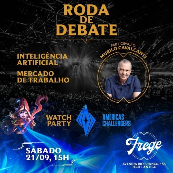 Watch Party Americas Challengers em Recife - Sympla