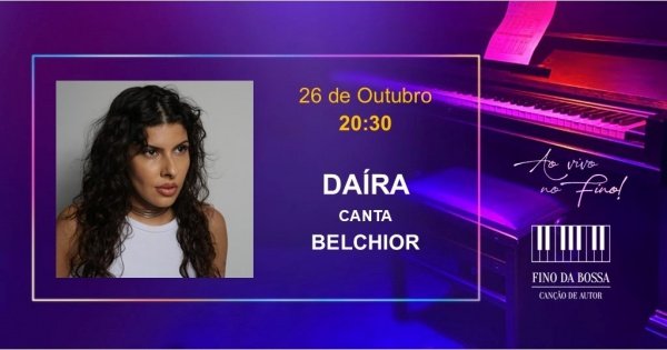 Daíra no Fino da Bossa em São Paulo - Sympla