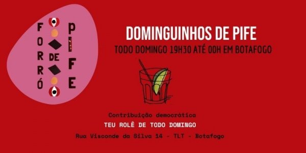 DOMINGUINHOS DE PIFE NO TLT BAR em Rio de Janeiro - Sympla