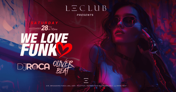 Dj Roca @ LE CLUB em São Paulo - Sympla