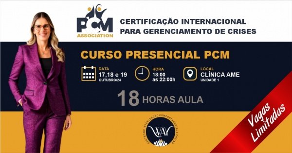 CURSO PCM - GERENCIAMENTO DE CRISES AGRESSIVAS em Lages - Sympla