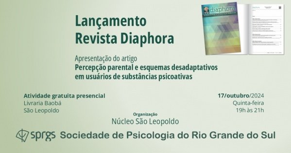 Lançamento da Revista Diaphora em São Leopoldo - Sympla