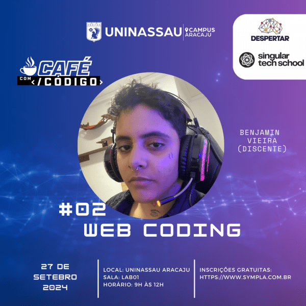 #02 CAFÉ COM CÓDIGO: Web Coding em Aracaju - Sympla