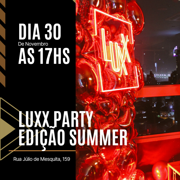 Luxx Party Summer em Santos - Sympla