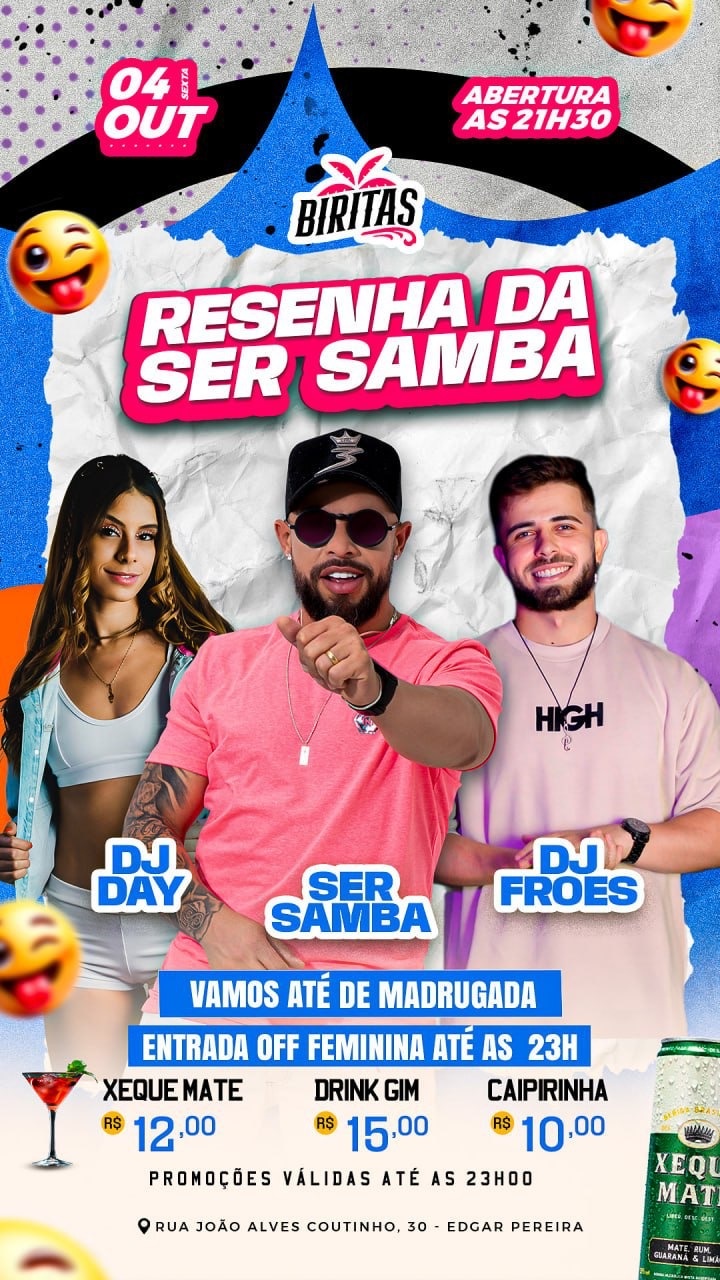 Resenha da ser Samba em Montes Claros - Sympla