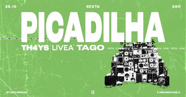 PICADILHA | Th4ys | Livea | Tago em São Paulo - Sympla