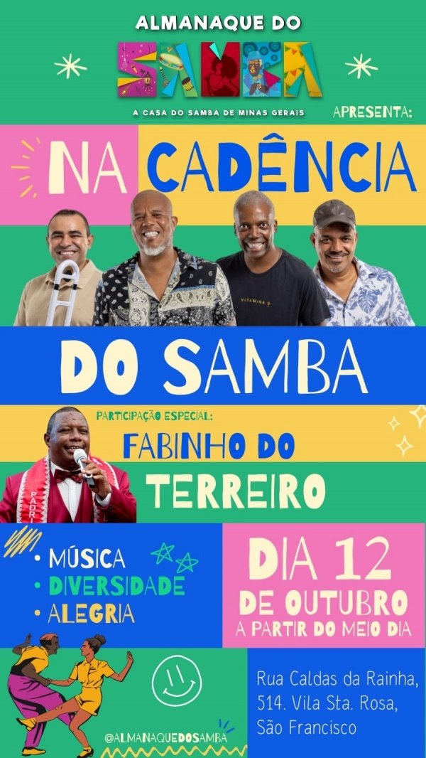 Samba do Almanaque - EVENTO ADIADO em Belo Horizonte - Sympla