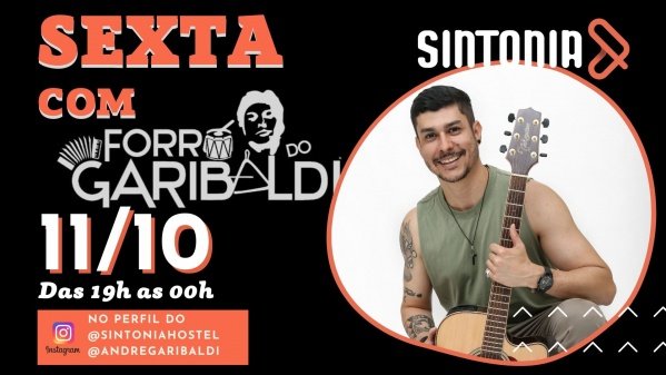 FORRÓ COM ANDRÉ GARIBALDI em Ubatuba - Sympla