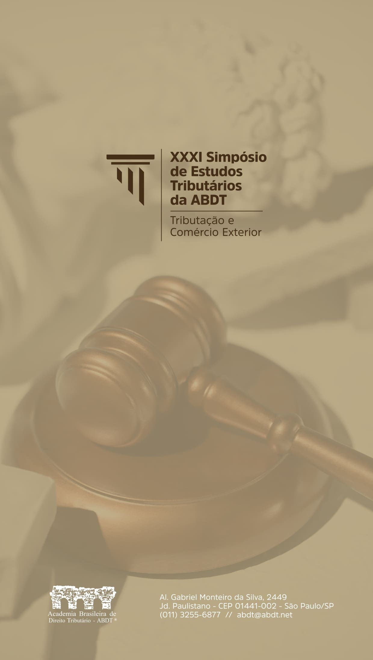 XXXI Simpósio de Estudos Tributários ABDT em Itajaí - Sympla